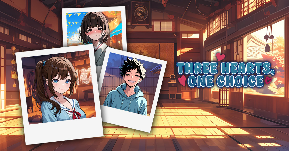 Three Hearts, One Choice - Novela Visual Game | Nutaku